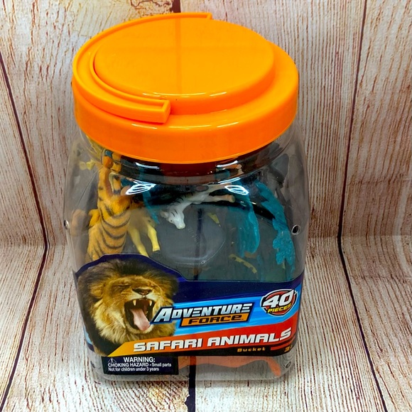 Adventure Force | Toys | Adventure Force Safari Animals Bucket 4 Pc ...